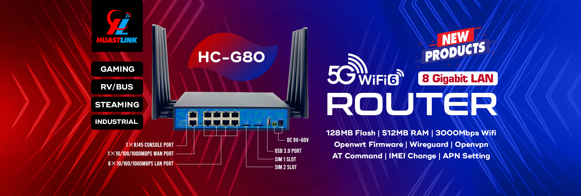 MTK7981方案wifi6工业路由器客户实测HC-G80 - 深圳市华创翼联电子有限公司商业路由器设备，商业4G路由器/工业4G路由器，支持 ...